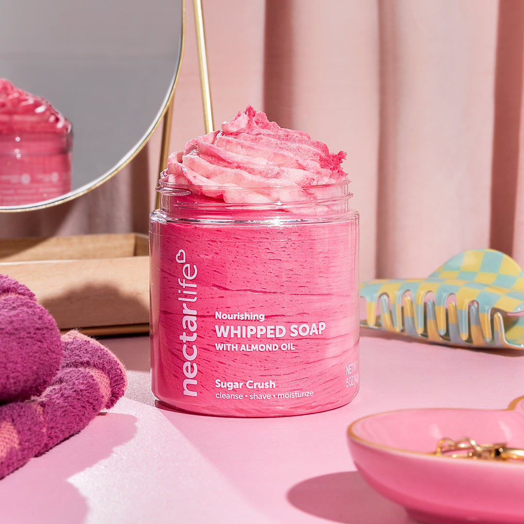 Sugar Crush Soap - Whipped with Glycerin & Almond Oil